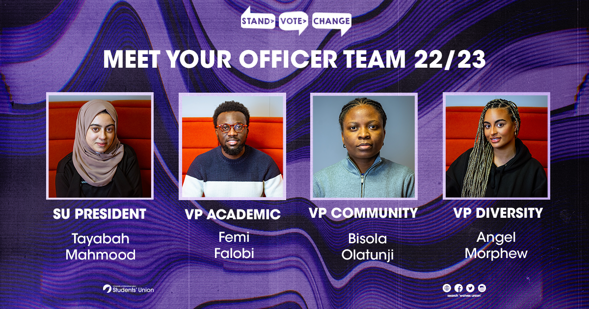 March 2022 | Meet Your Students' Union Officer Team 22/23 - University ...