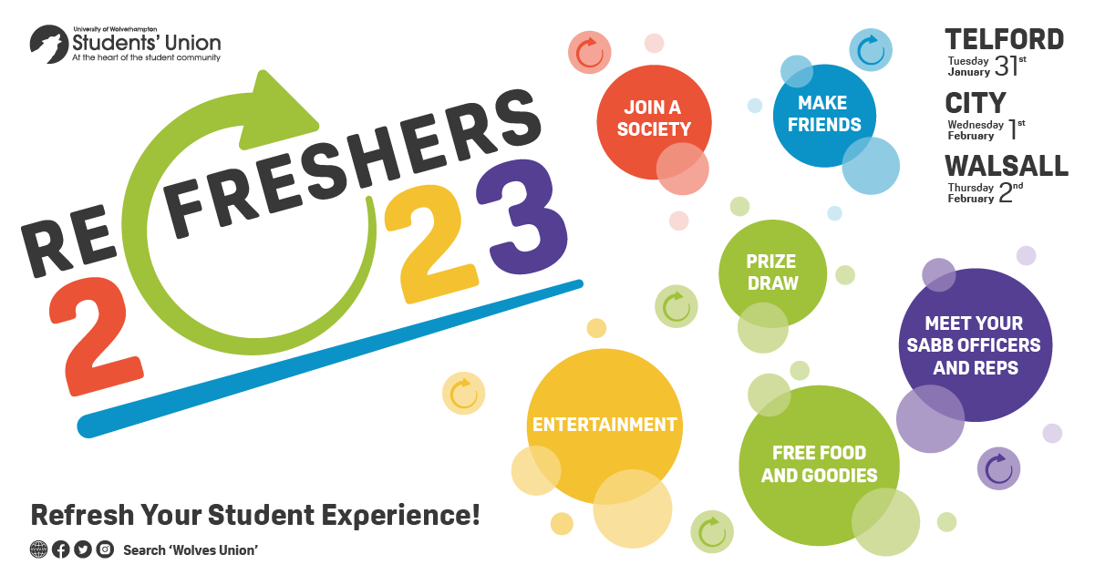 January 2023 | Refresher events are back! - University of Wolverhampton