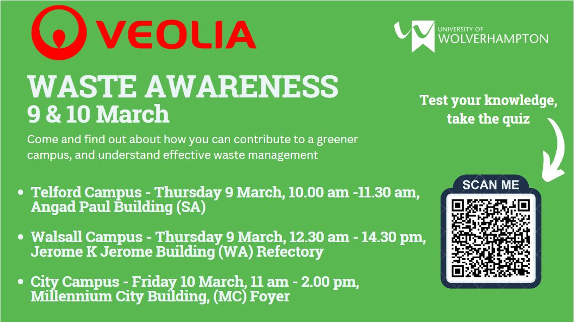 February 2023 | How waste aware are you? - University of Wolverhampton