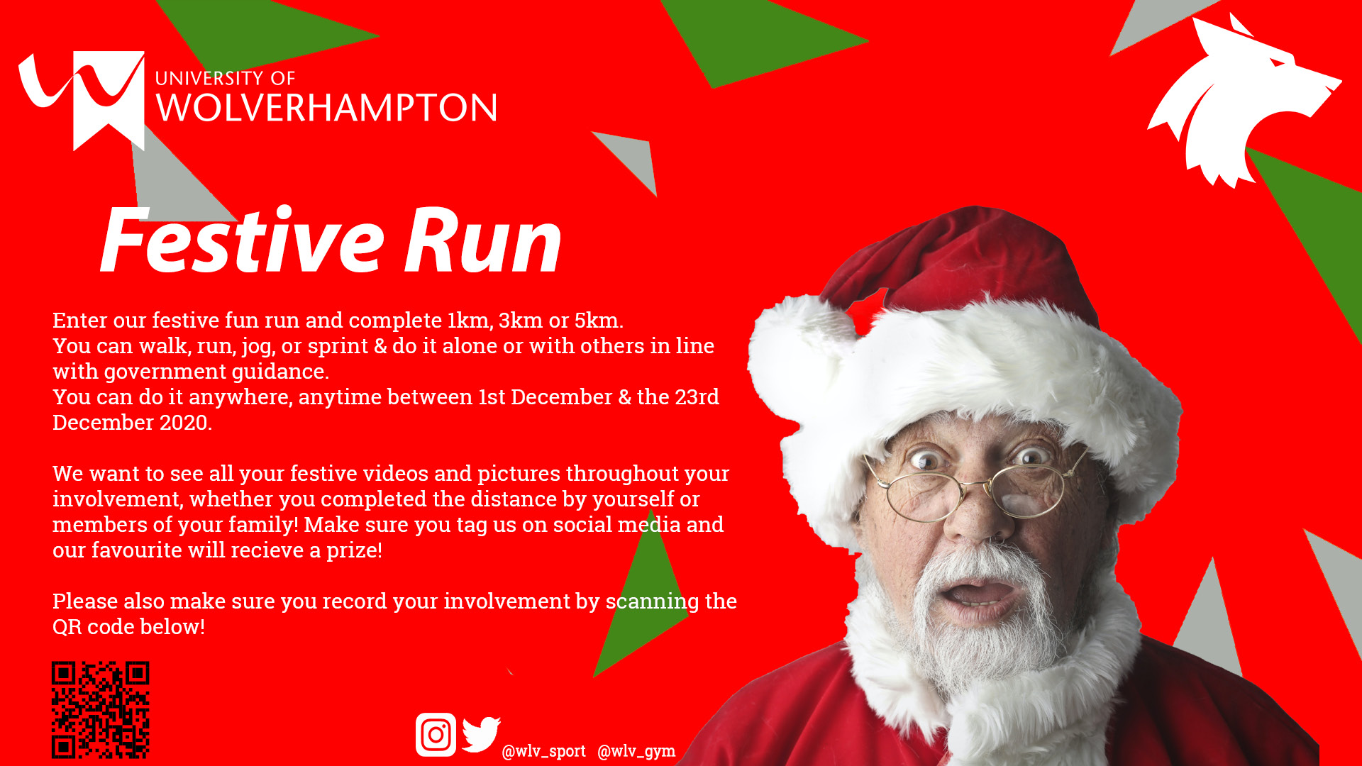 December 2020 | WLV Virtual Festive Run - University of Wolverhampton