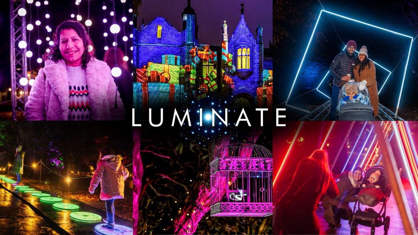 November 2023 | Luminate Light Trail 25% staff and student discount offer - University of ...